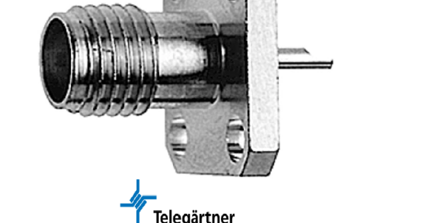 TELEGARTNER SMA Panel Jack Solder pin| PROTEL